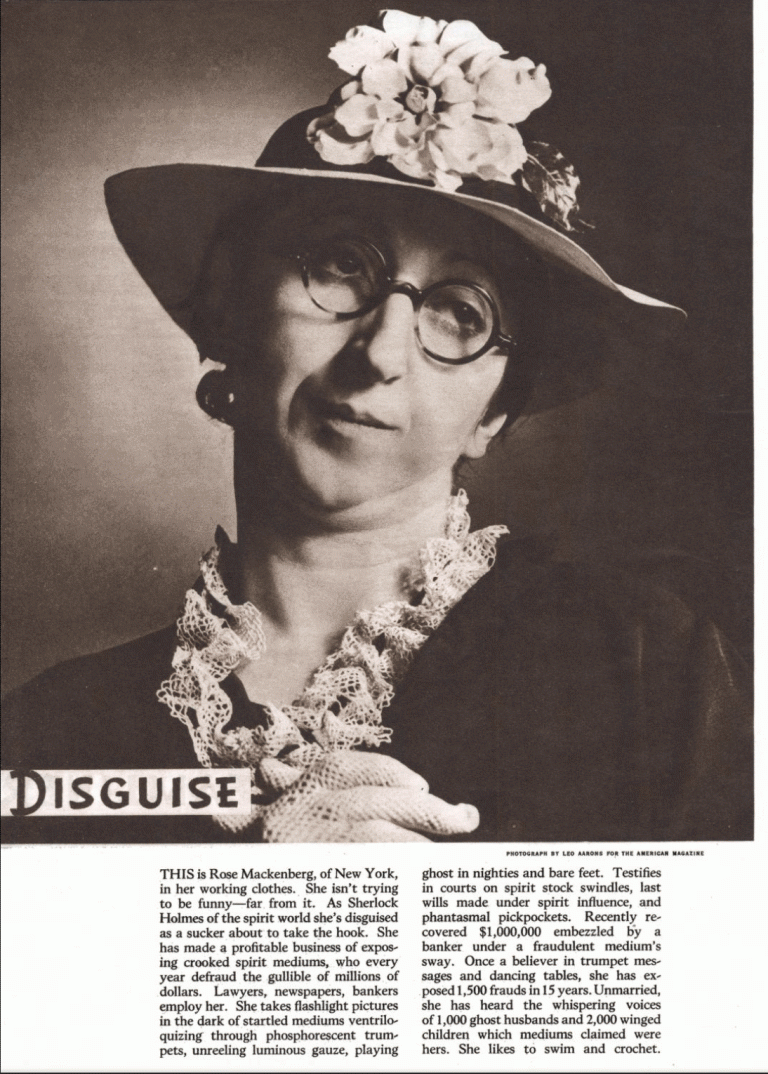 Rose Mackenberg – PARANORMAL WOMEN: A Hidden History